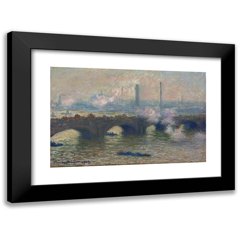 Claude Monet 18x13 Black Modern Framed Museum Art Print Titled ...