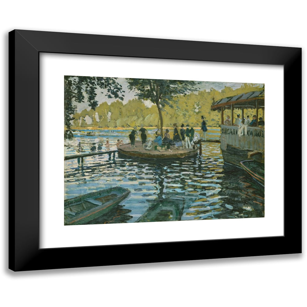 Claude Monet 24x19 Black Modern Framed Museum Art Print Titled - The ...