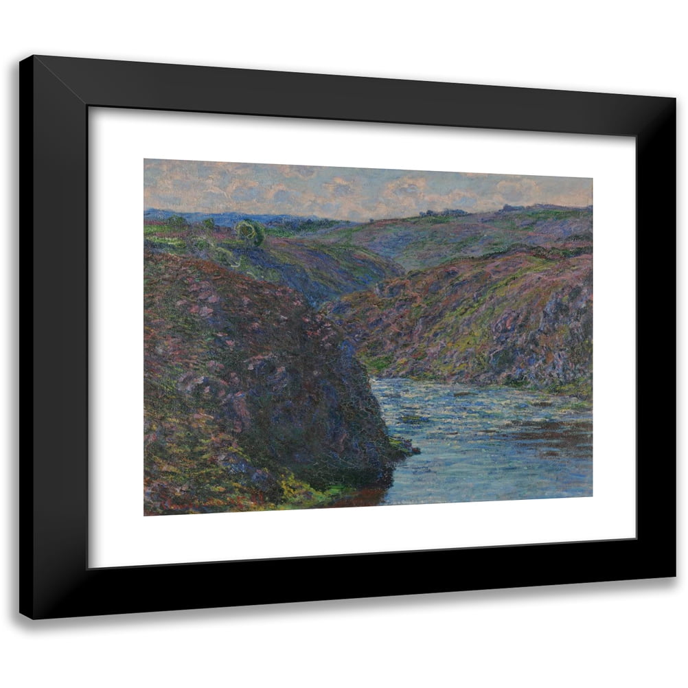 Claude Monet 24x20 Black Modern Framed Museum Art Print Titled - The ...