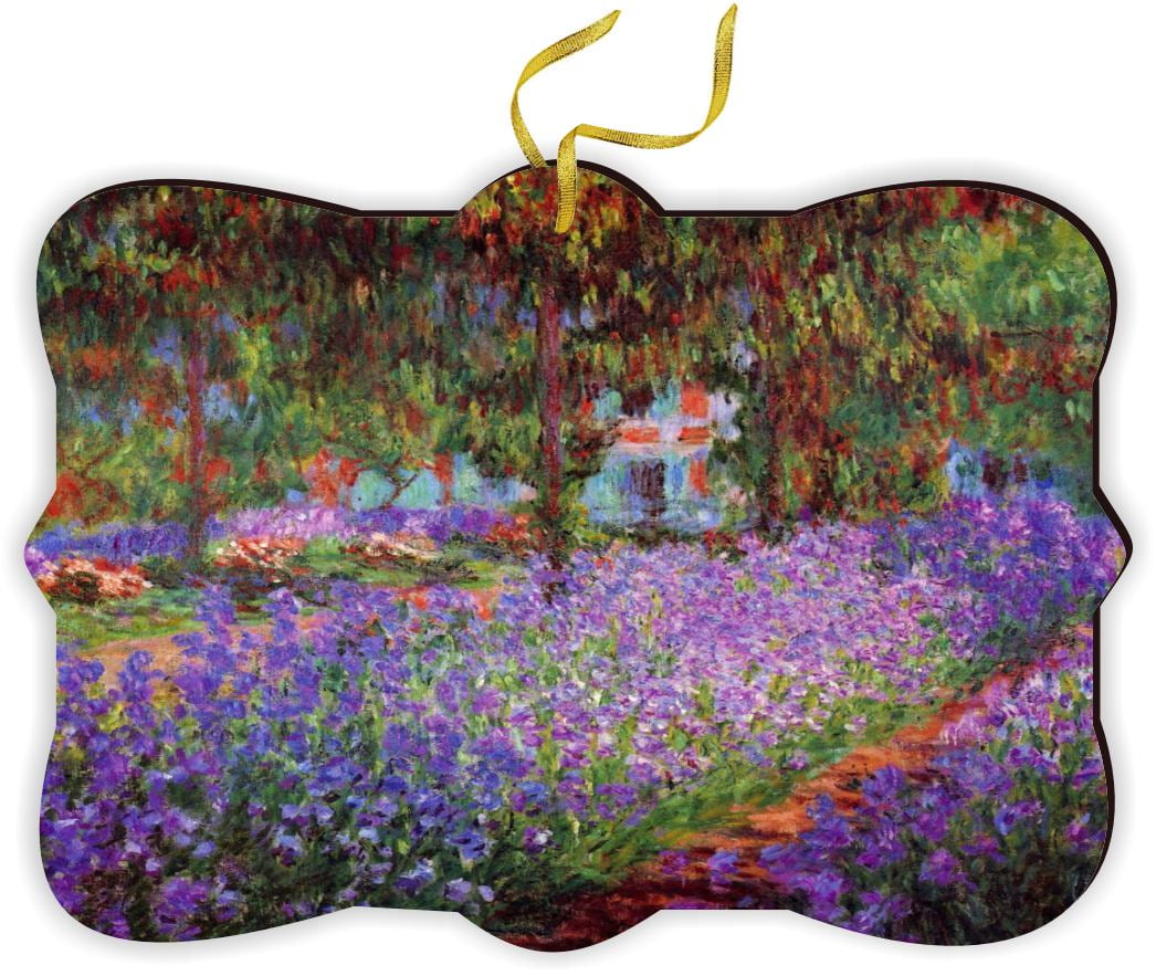 Claude Monet Art Garden - for Car Interior Rear View Mirror Hanger Car ...