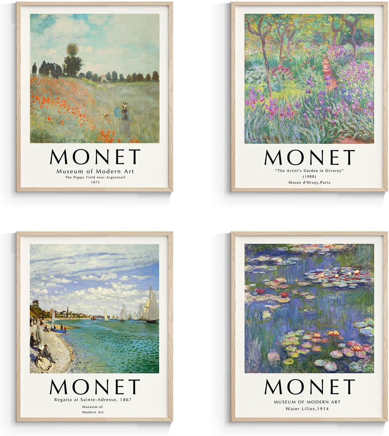 Claude Monet Artwork Paintings Art Posters, Unframed Famous Paintings ...