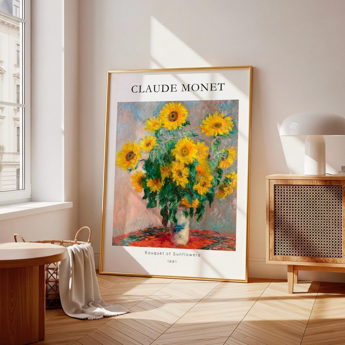 Claude Monet Bouquet Poster: Vintage French Impressionist Art Poster ...