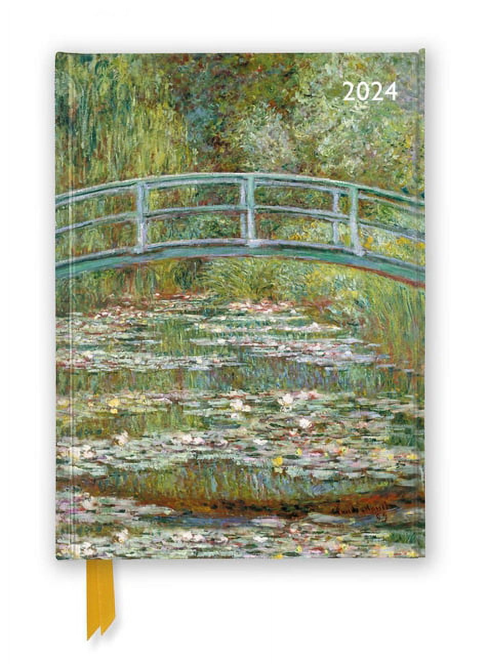 Claude Monet: Bridge over a Pond of Waterlilies 2024 Luxury Diary ...