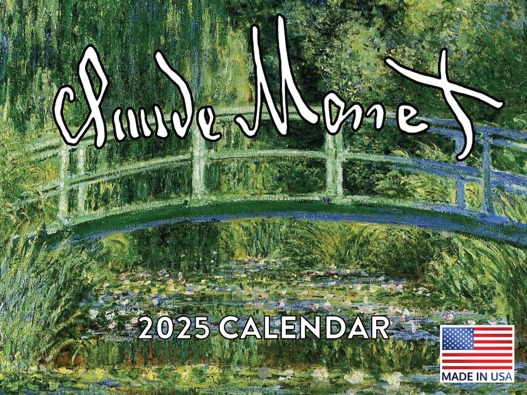 Claude Monet Calendar 2025 Monthly Wall Calender 12 Month | Made In The ...