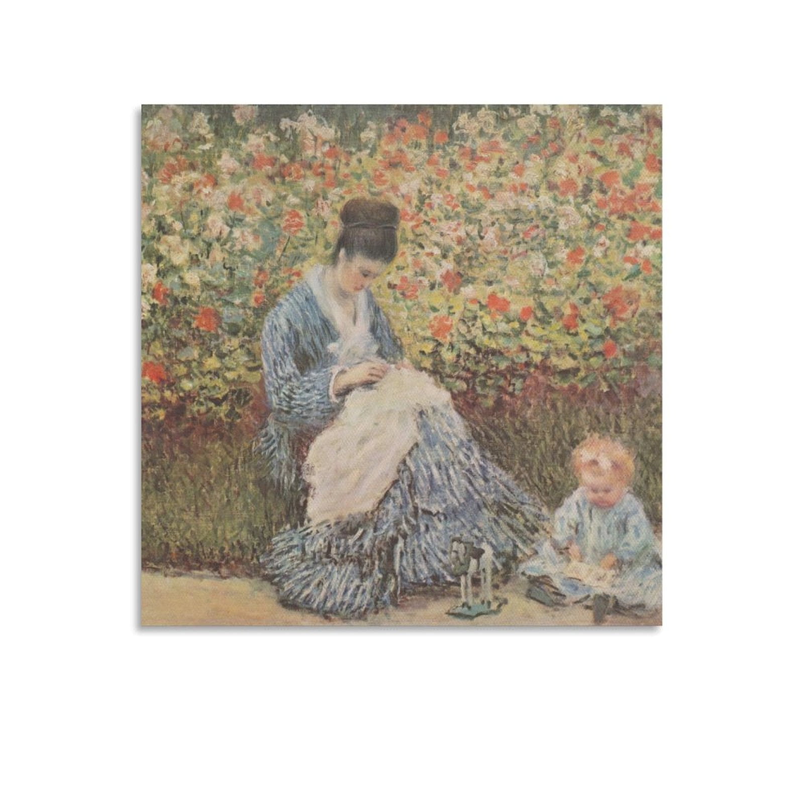 Claude Monet（Camille Monet And A Child in The Artist’s Garden in ...