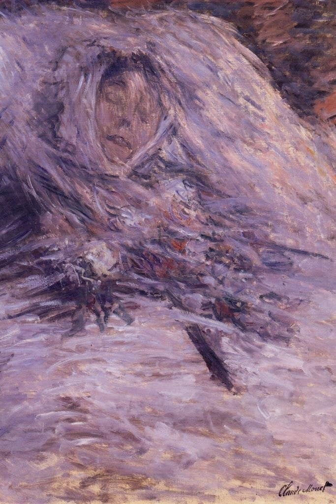 Claude Monet Camille Monet On Her Deathbed Impressionist Art Posters ...