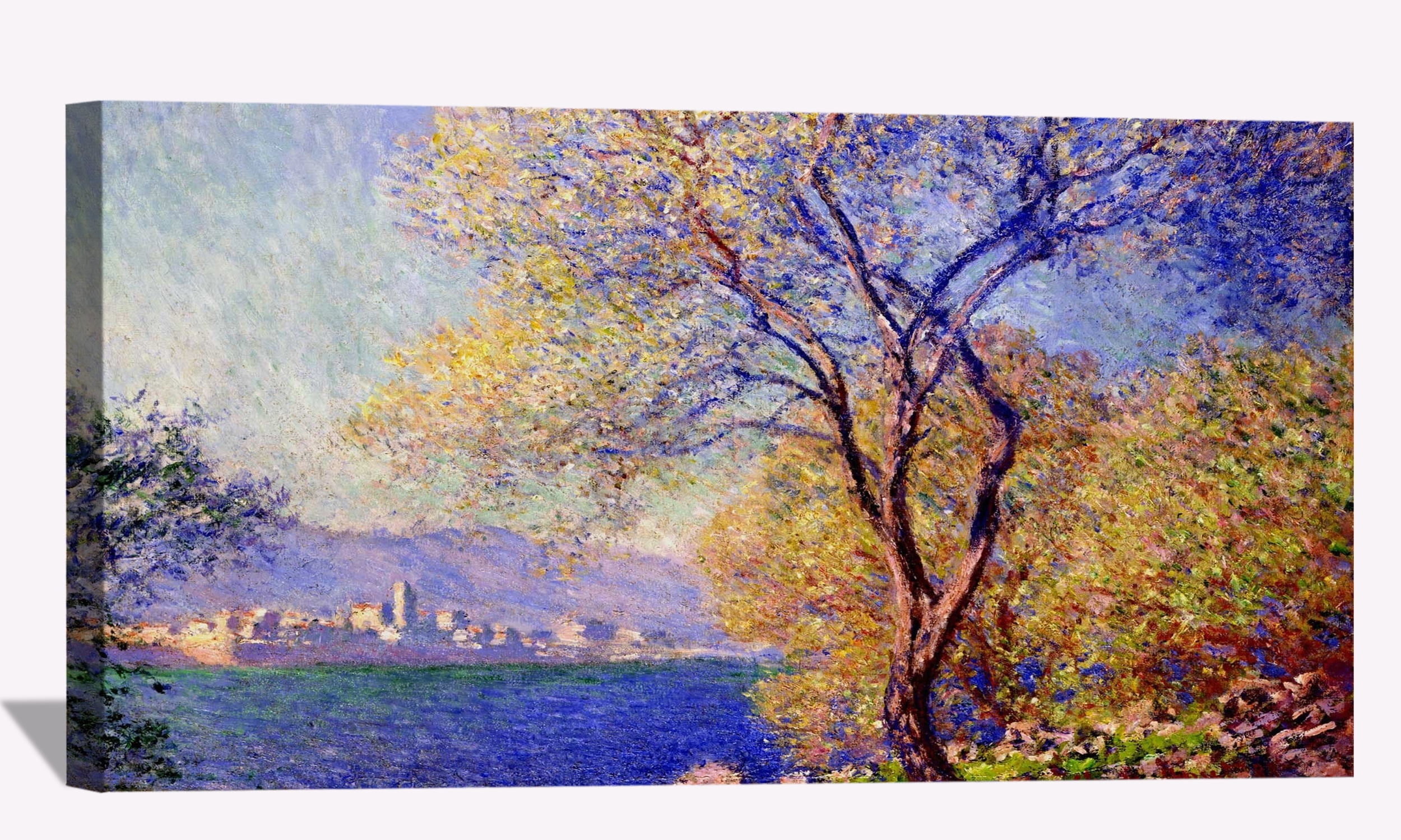 Claude Monet Canvas Wall Art Monet Antibes Seen From The Salis Gardens ...
