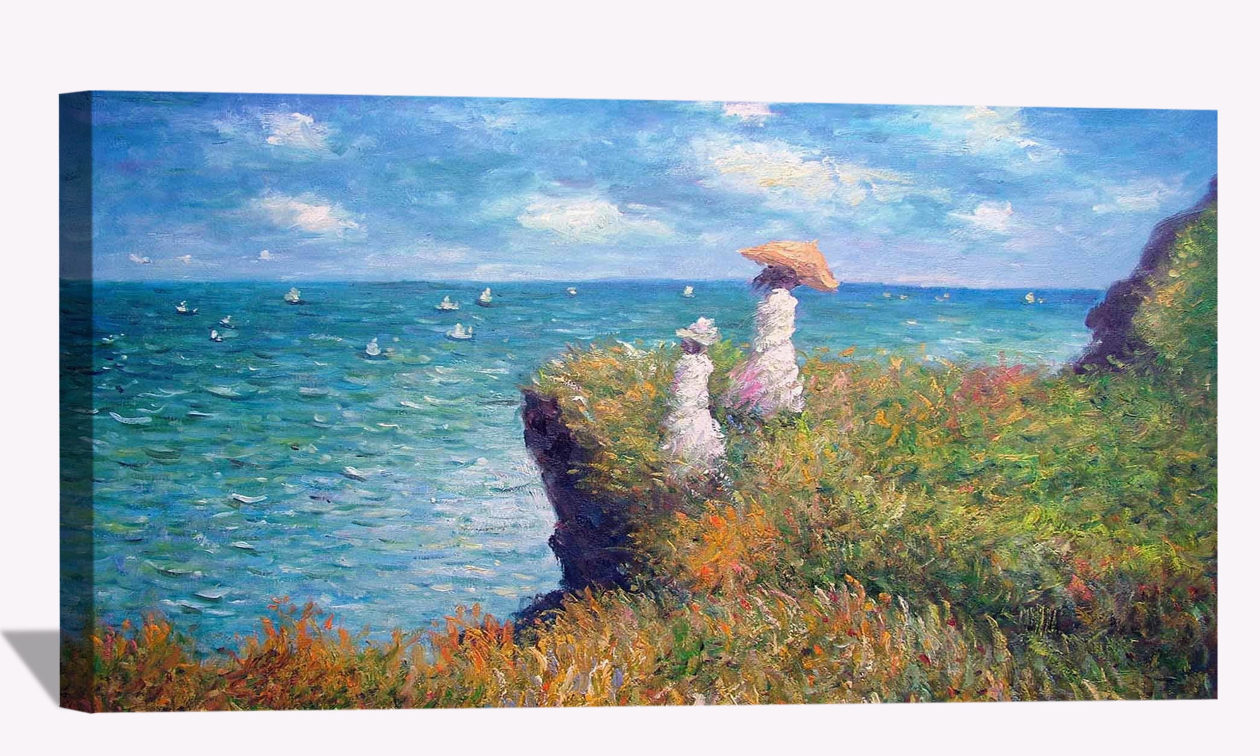 Claude Monet Canvas Wall Art Monet Impressionism Framed Painting For ...