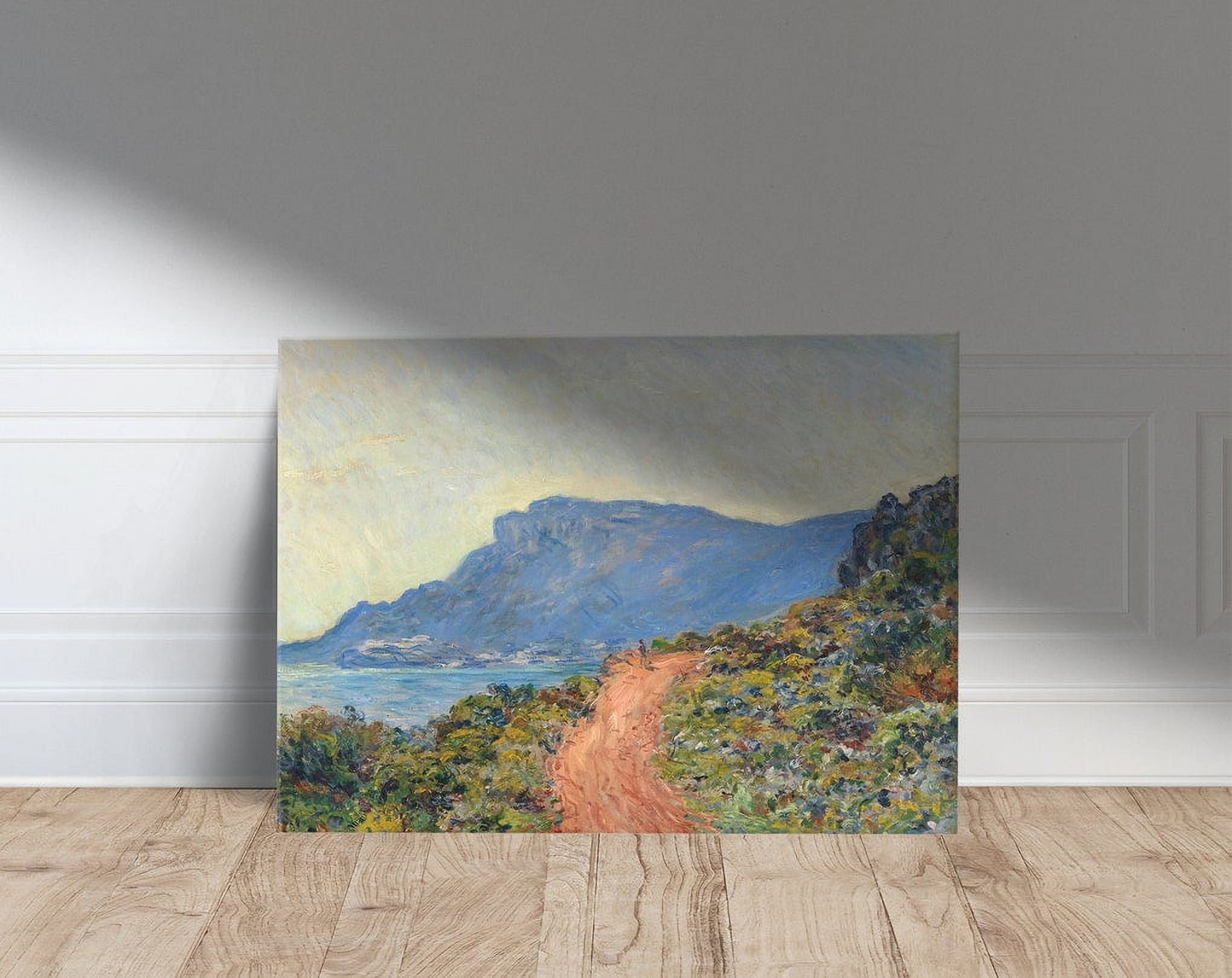 Claude Monet The Corniche Near Monaco 1884 Wall Art, Landscape Wall Art ...