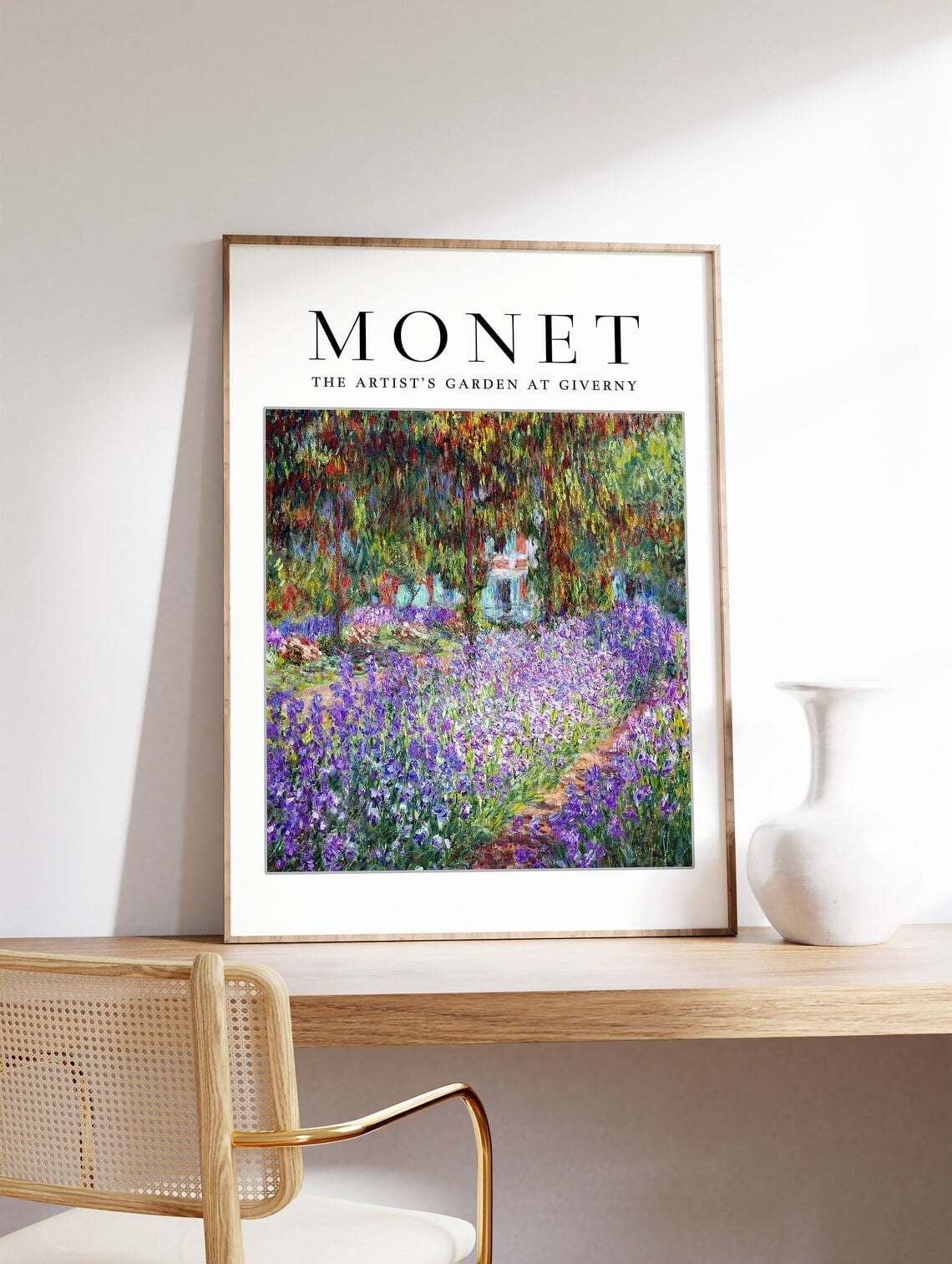 Claude Monet Exhibition Poster, Artist'S Garden Giverny, Monet Art ...