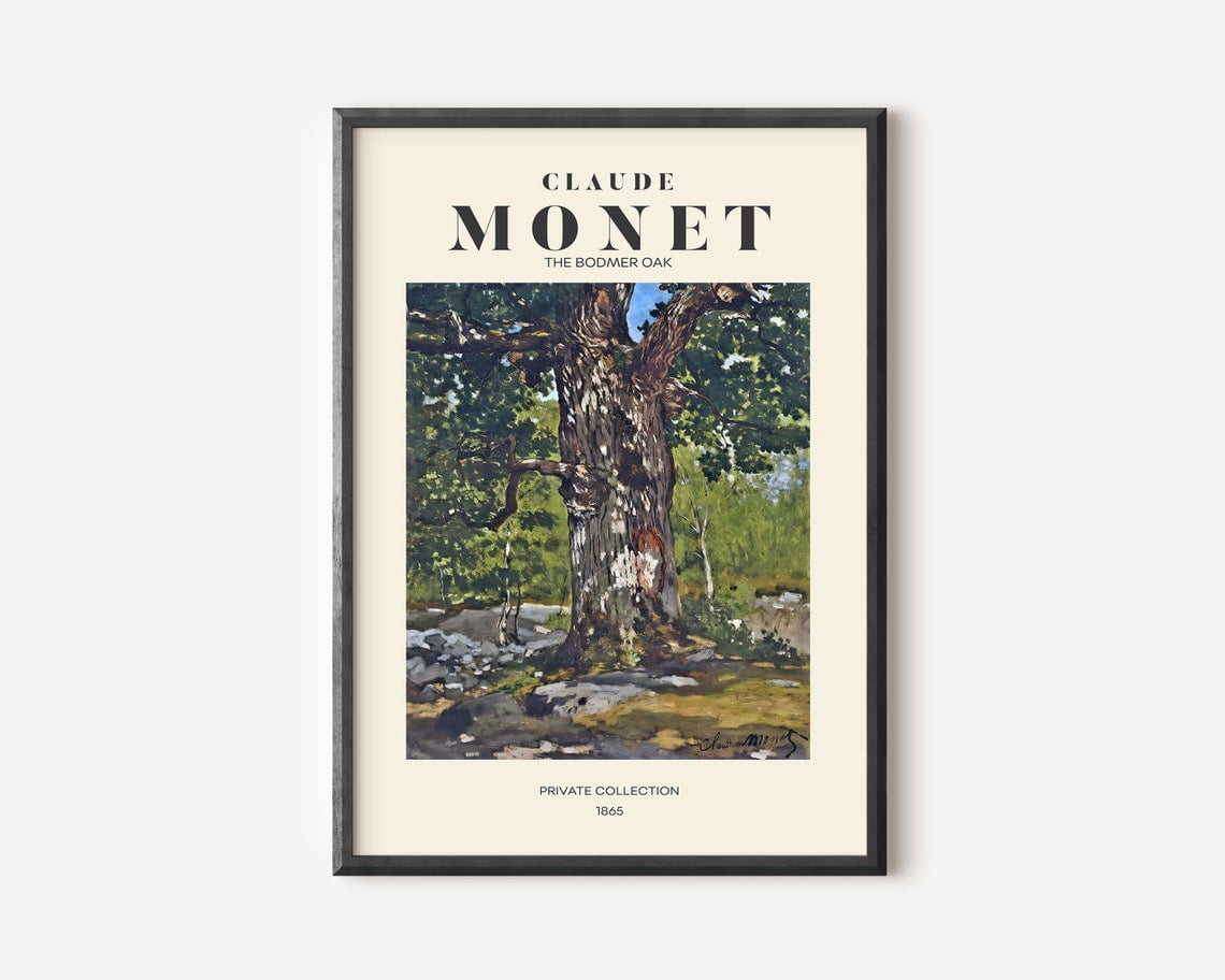 Claude Monet Exhibition Poster, Famous Gallery Wall Art Print, Monet ...