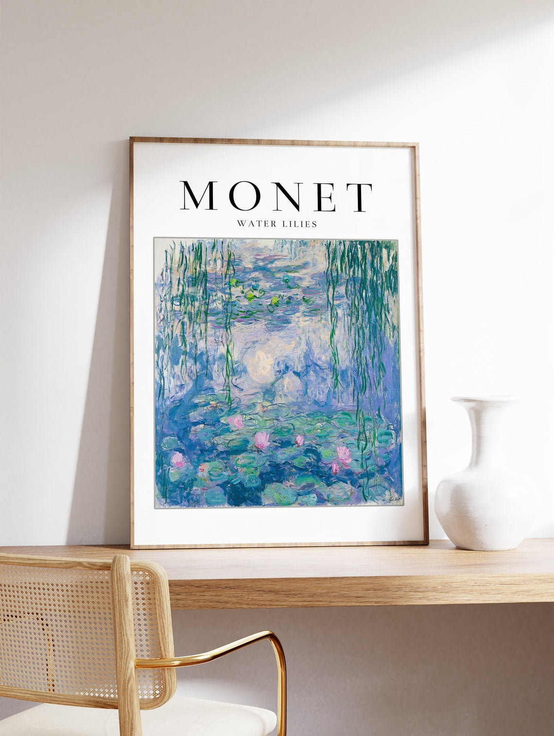 Claude Monet Exhibition Poster, Water Lilies, Monet Art Print, Floral ...