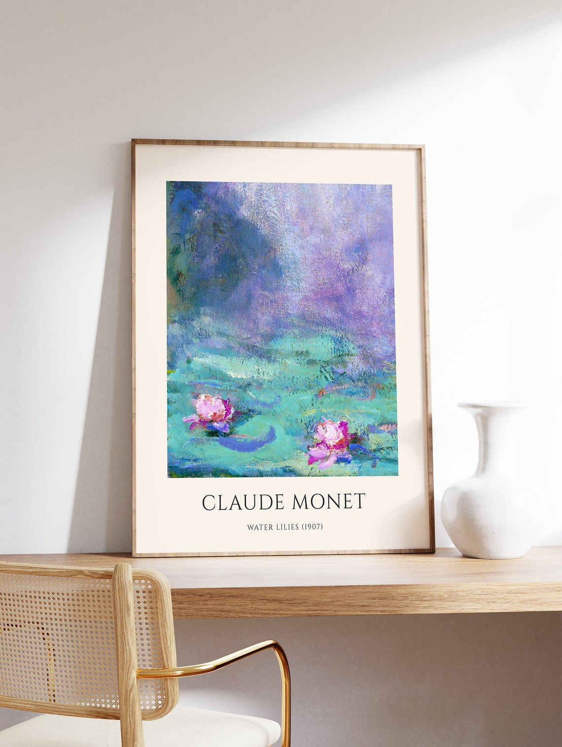 Claude Monet Exhibition Poster, Water Lilies, Monet Art Print, Floral ...