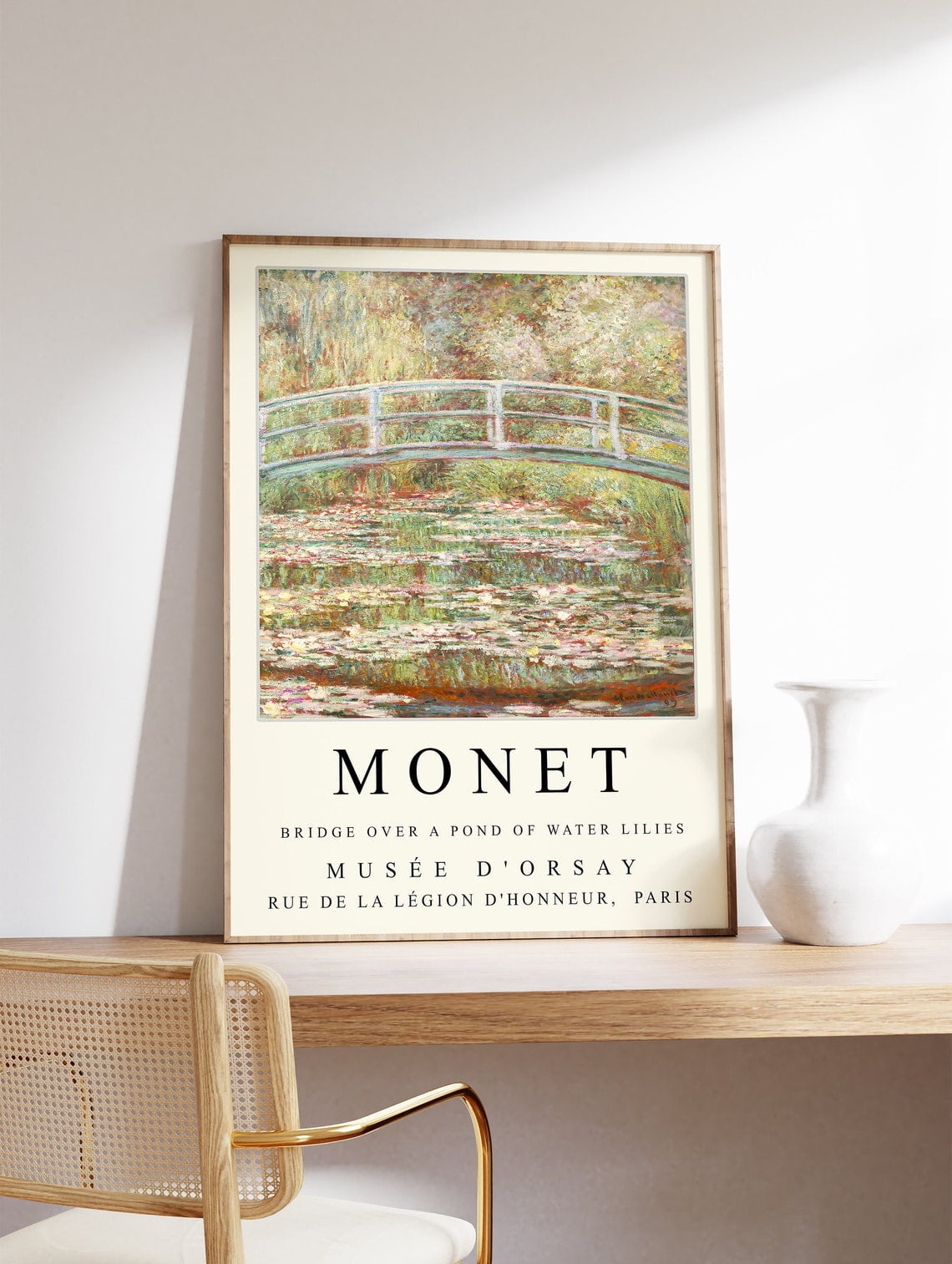 Claude Monet Exhibition Poster, Water Lilies, Monet Floral Art Print ...