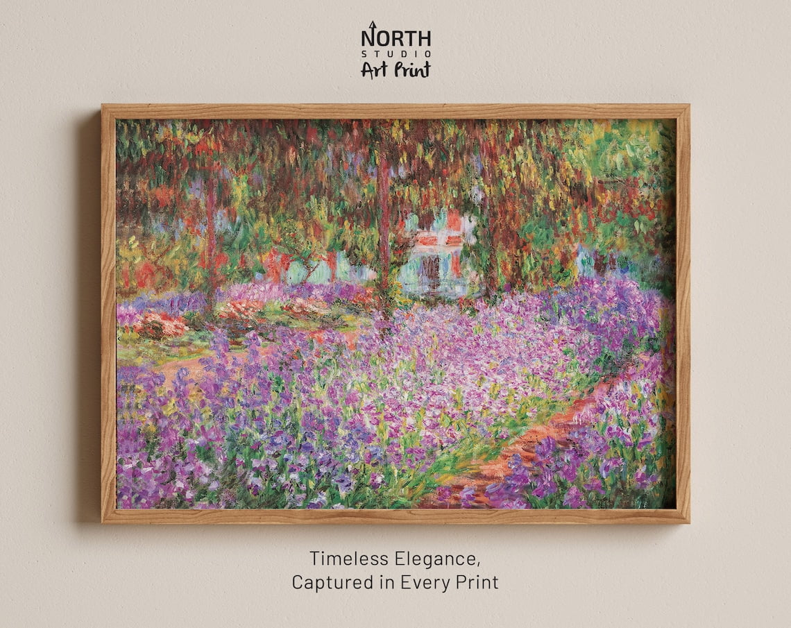 Claude Monet Garden At Giverny Poster, Poster Print, Wall Art, Poster Art, Nature Inspired ...
