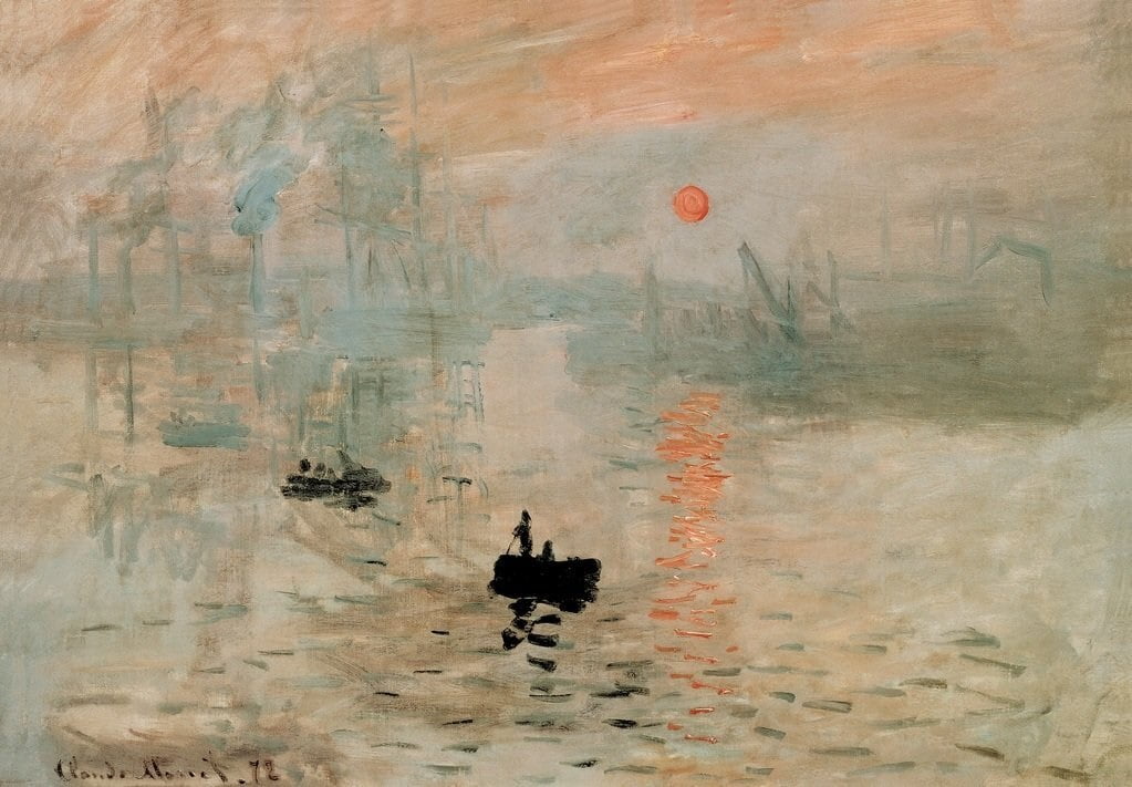 Claude Monet Impression Sunrise 1872 Impressionist Oil On Painting Cool ...