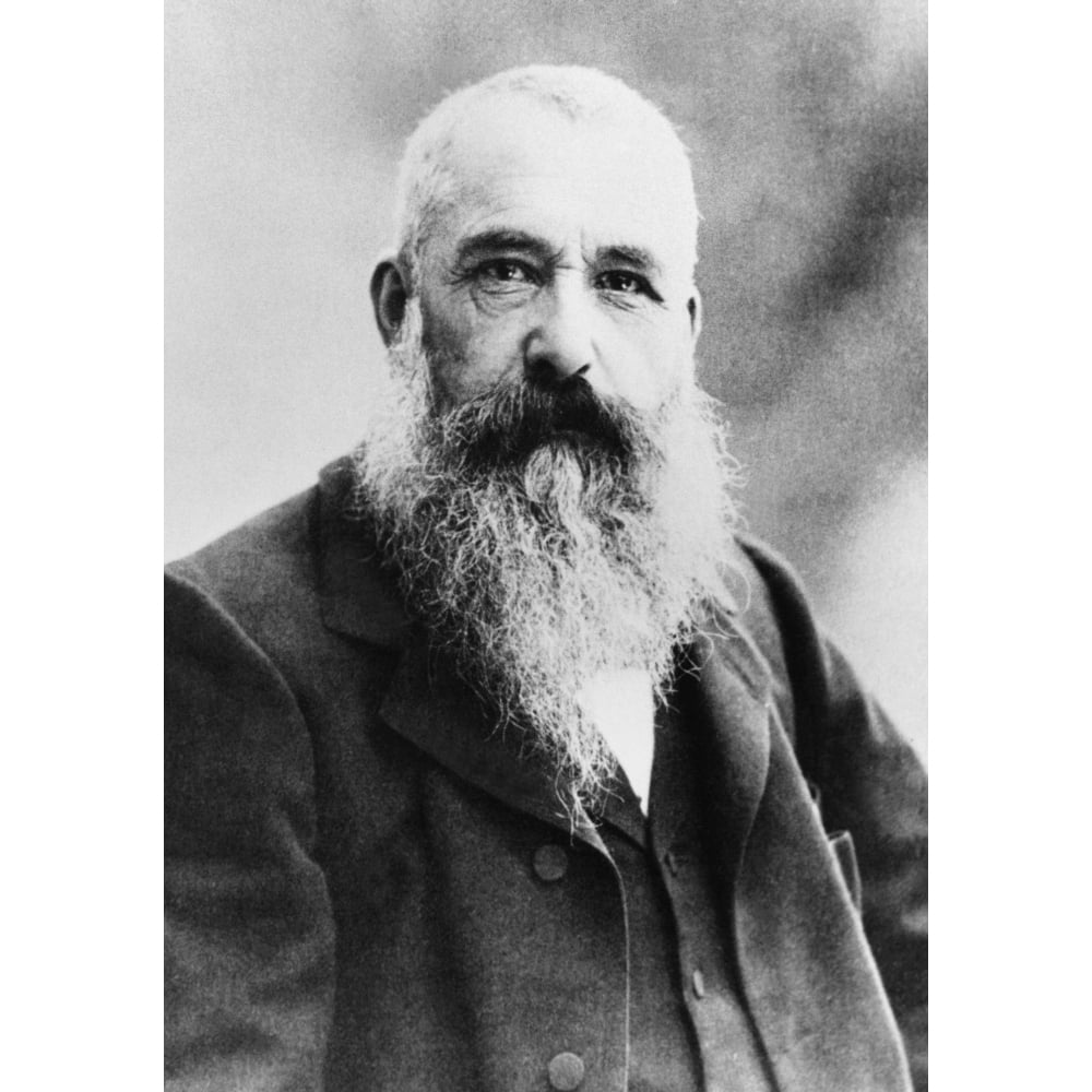 Claude Monet In 1901 In The Giverny. Photograph By Gaspard Felix Nadar ...