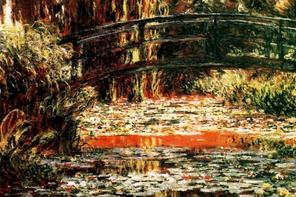 Claude Monet Japanese Foot Bridge at Giverny Impressionist Art Posters ...