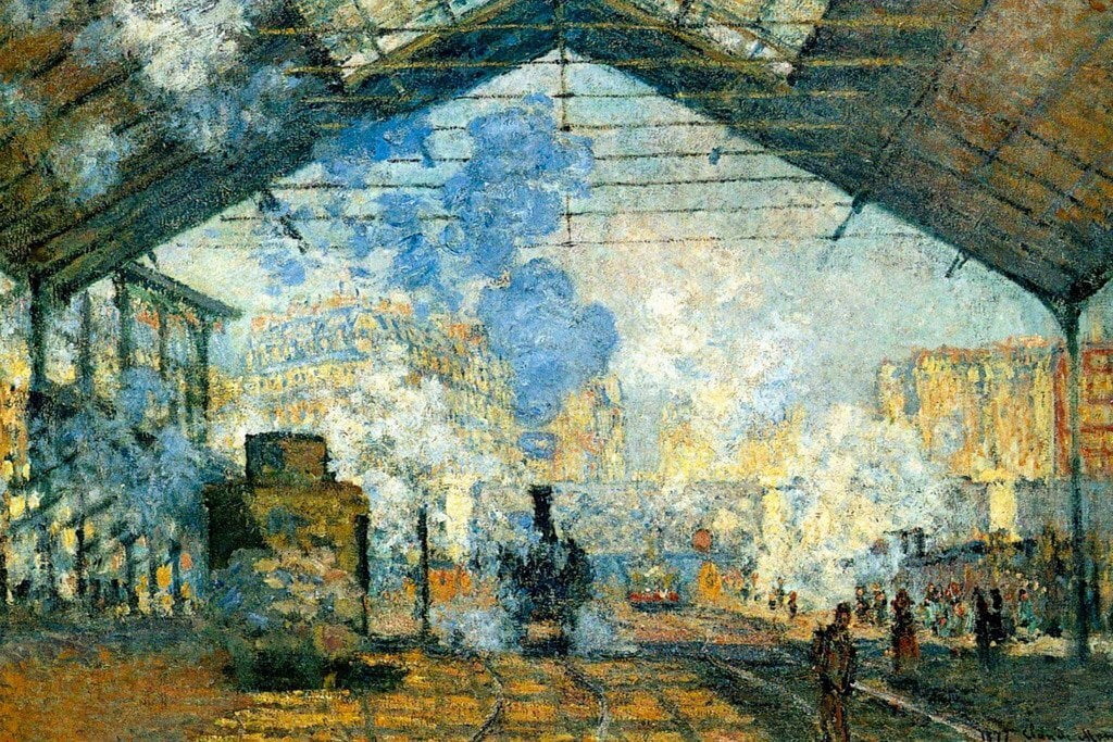 Claude Monet La Gare Saint Lazare Impressionist Art Posters Claude ...