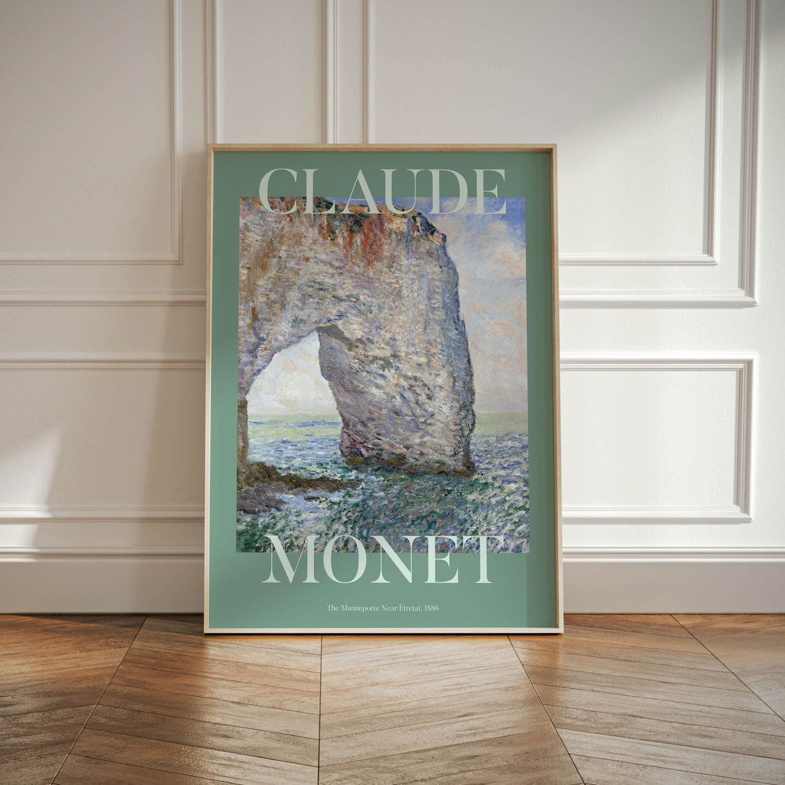 Claude Monet Landscape Print, Blue And Green Wall Art Poster, Colourful ...