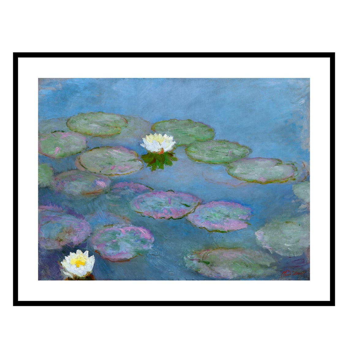 Claude Monet Nympheas Water Lilies Giclee Impressionism Art Graphic ...