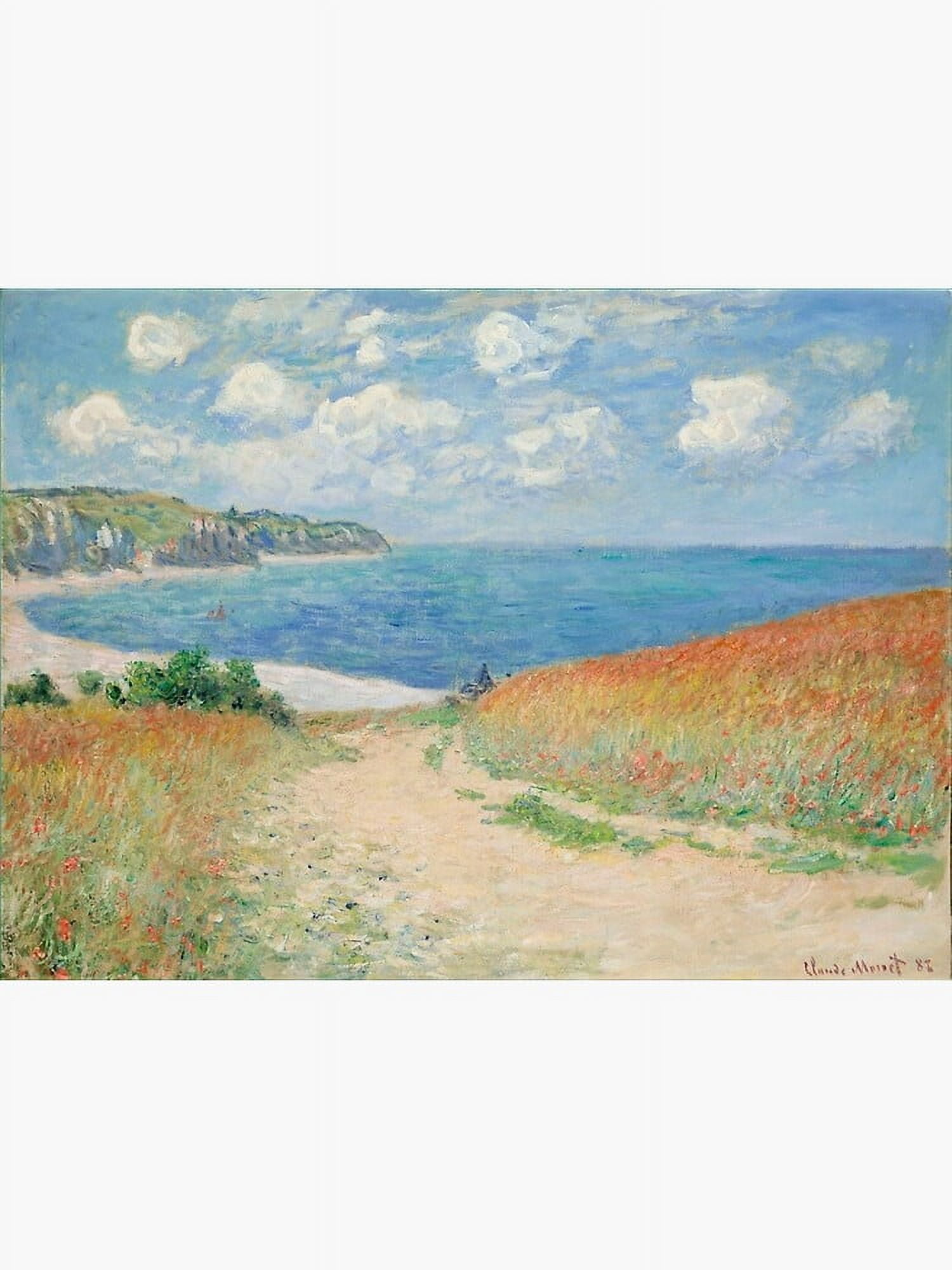 Claude Monet Path through the Wheat Fields at Pourville 1882 Modern Art ...