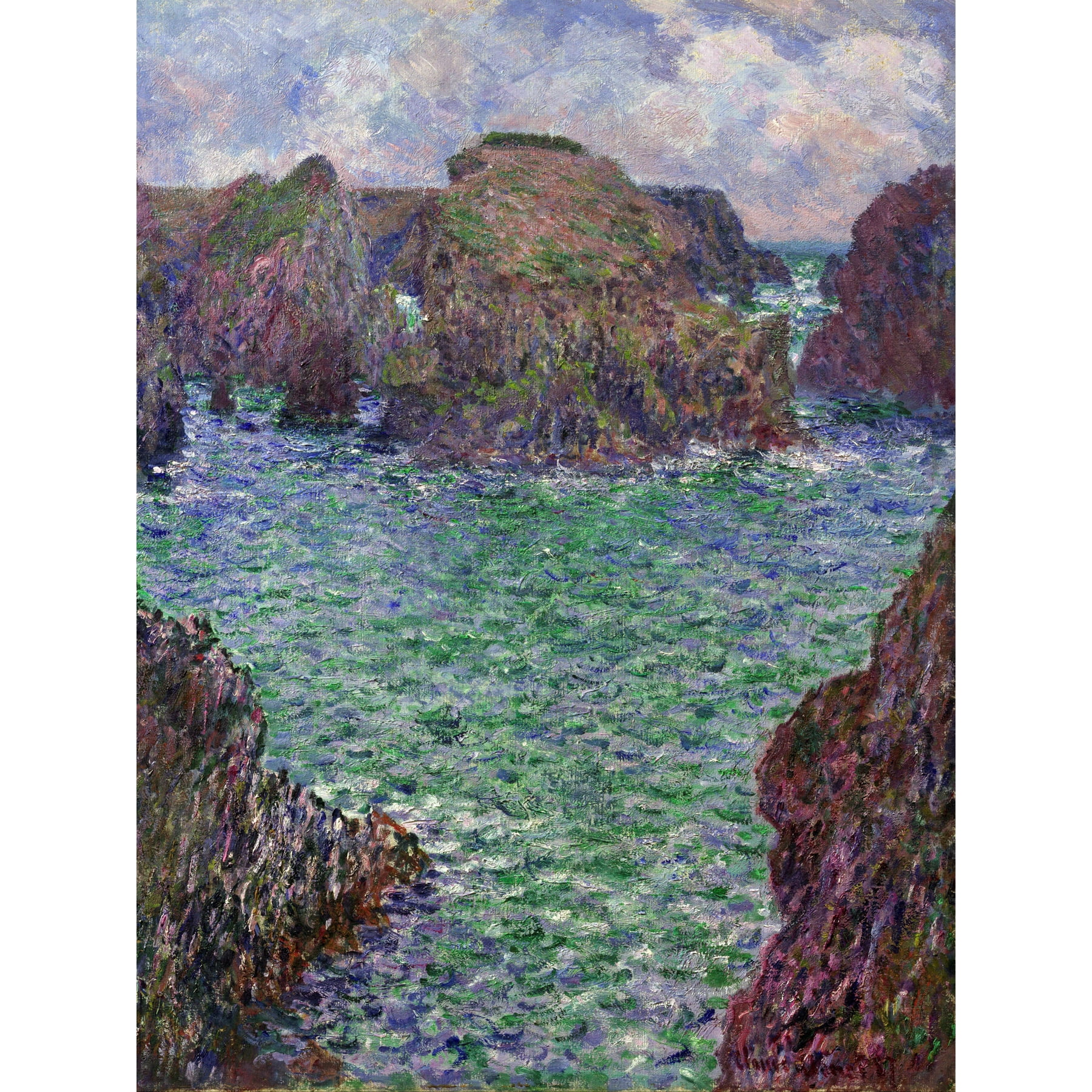 Claude Monet Port Goulphar Belle Extra Large Art Print Wall Mural ...