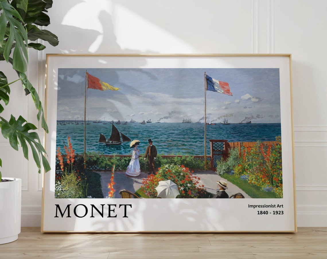 Claude Monet Poster - High-Quality Exhibition Art As Claude Monet Wall ...