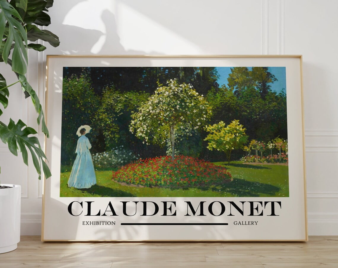 Claude Monet Poster - High-Quality Exhibition Art As Claude Monet Wall ...