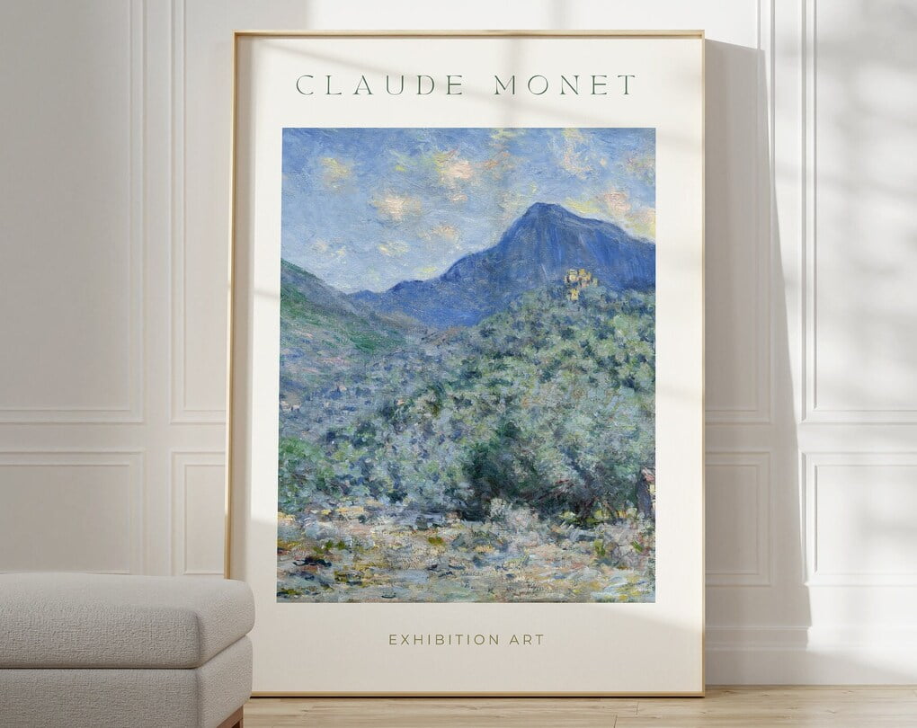 Claude Monet Poster - Mid Century Modern Wall Art For Aesthetic Room ...