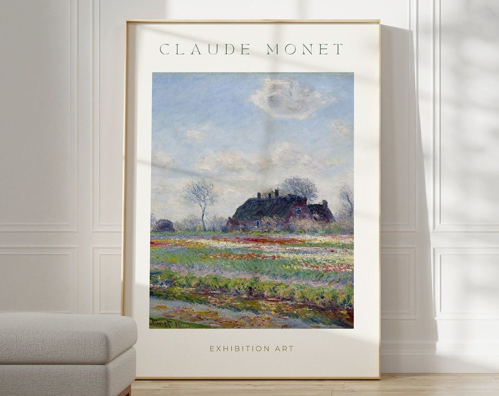 Claude Monet Poster - Mid Century Modern Wall Art For Aesthetic Room ...