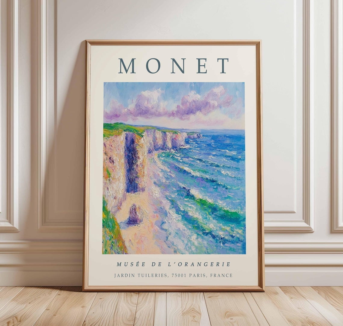 Claude Monet Poster, Monet Print, Botanical Poster, Floral Decor ...