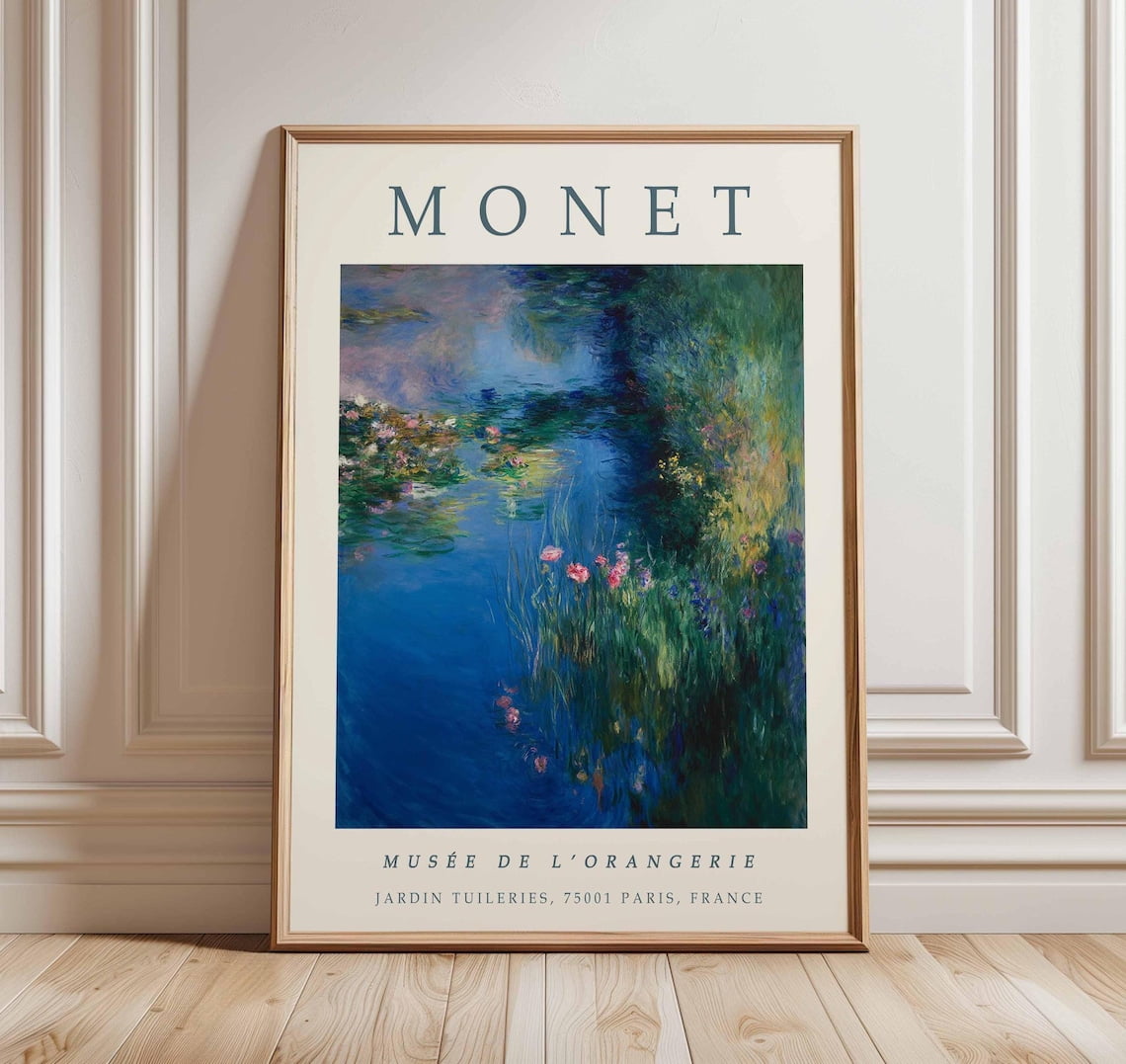 Claude Monet Poster, Monet Print, Botanical Poster, Floral Decor ...