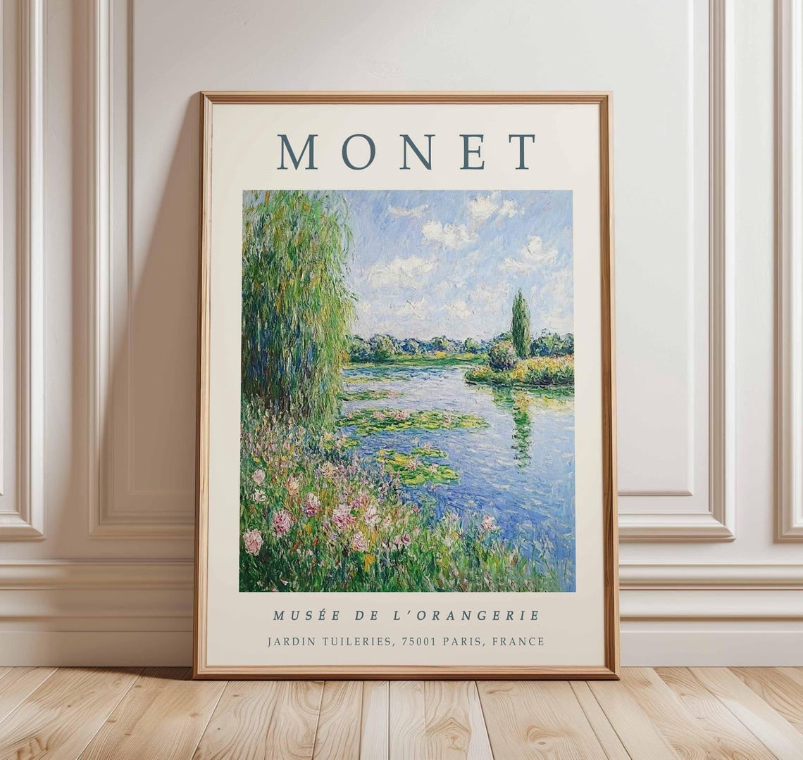 Claude Monet Poster, Monet Print, Botanical Poster, Floral Decor ...