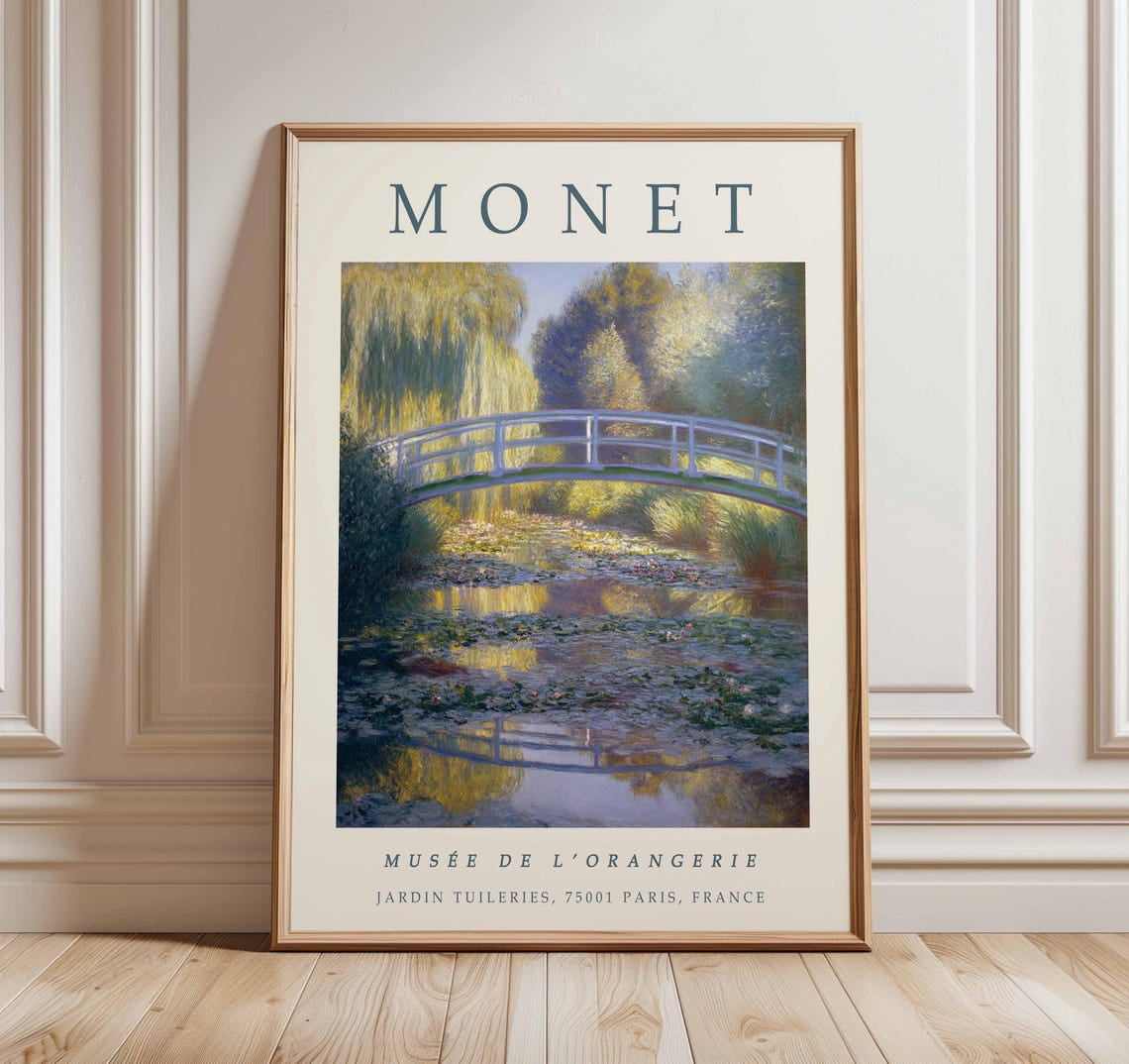 Claude Monet Poster, Monet Print, Botanical Poster, Floral Decor ...