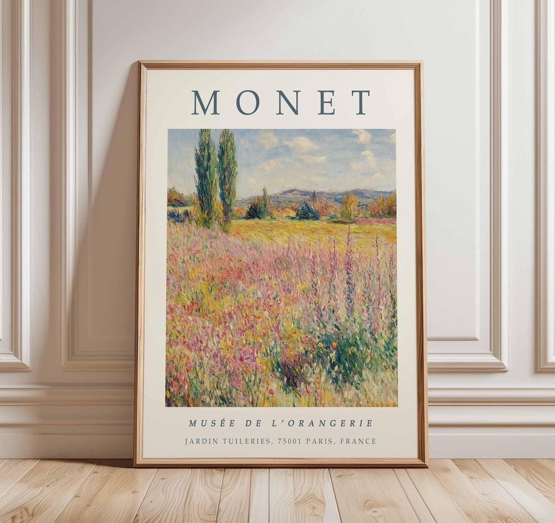 Claude Monet Poster, Monet Print, Botanical Poster, Floral Decor ...