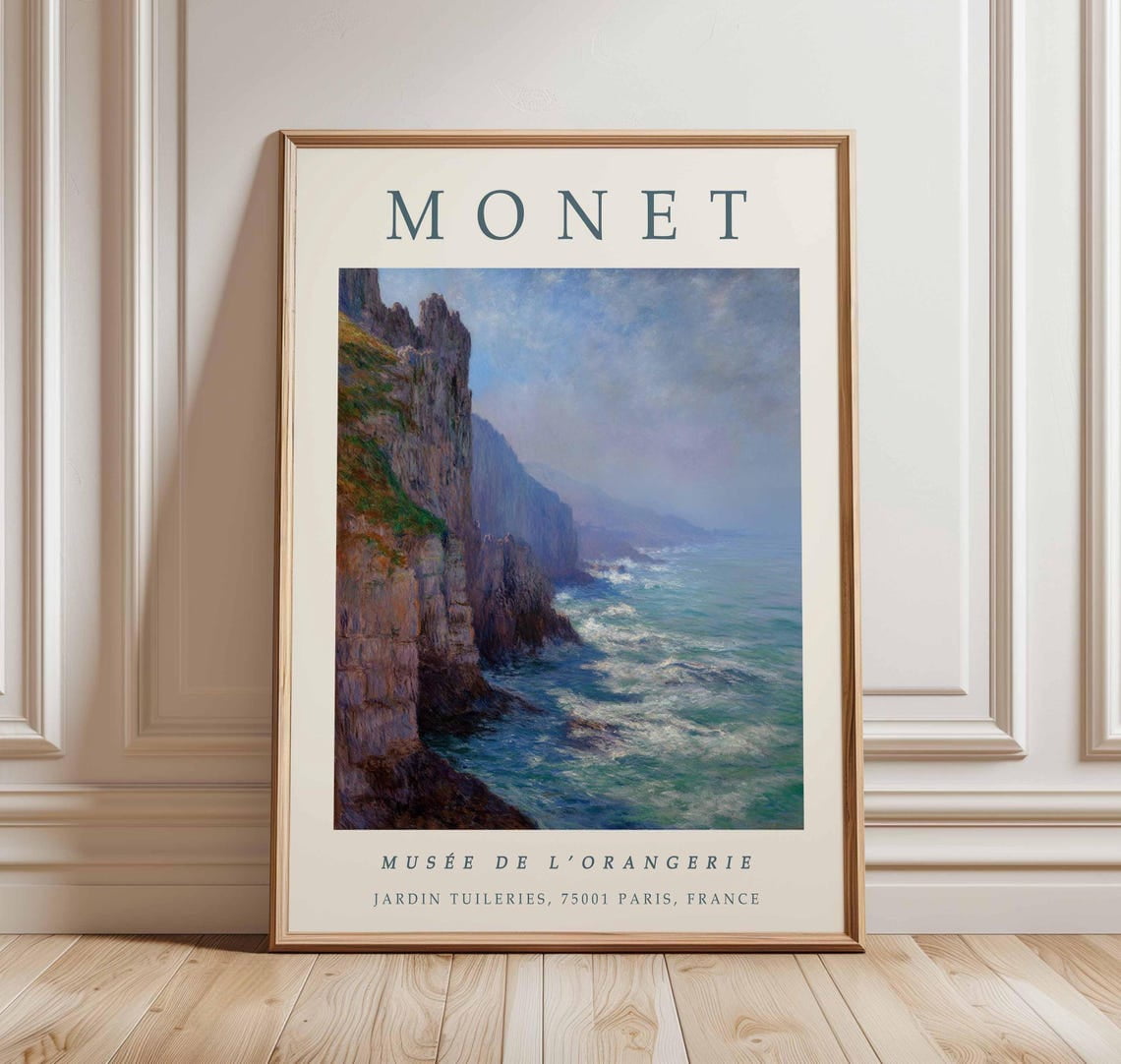 Claude Monet Poster, Monet Print, Botanical Poster, Floral Decor ...