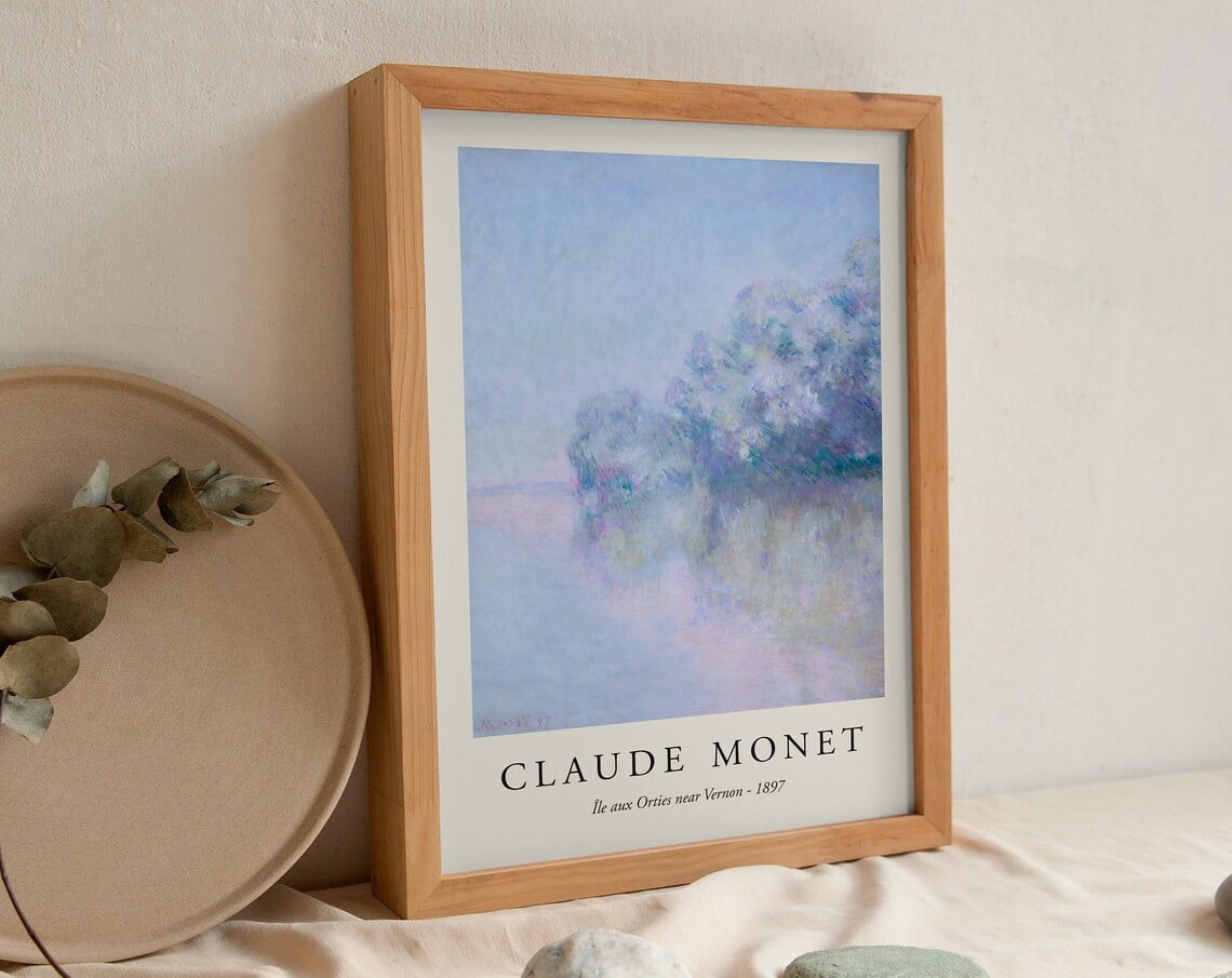 Claude Monet Poster, Monet Print, Botanical Poster, Floral Decor ...