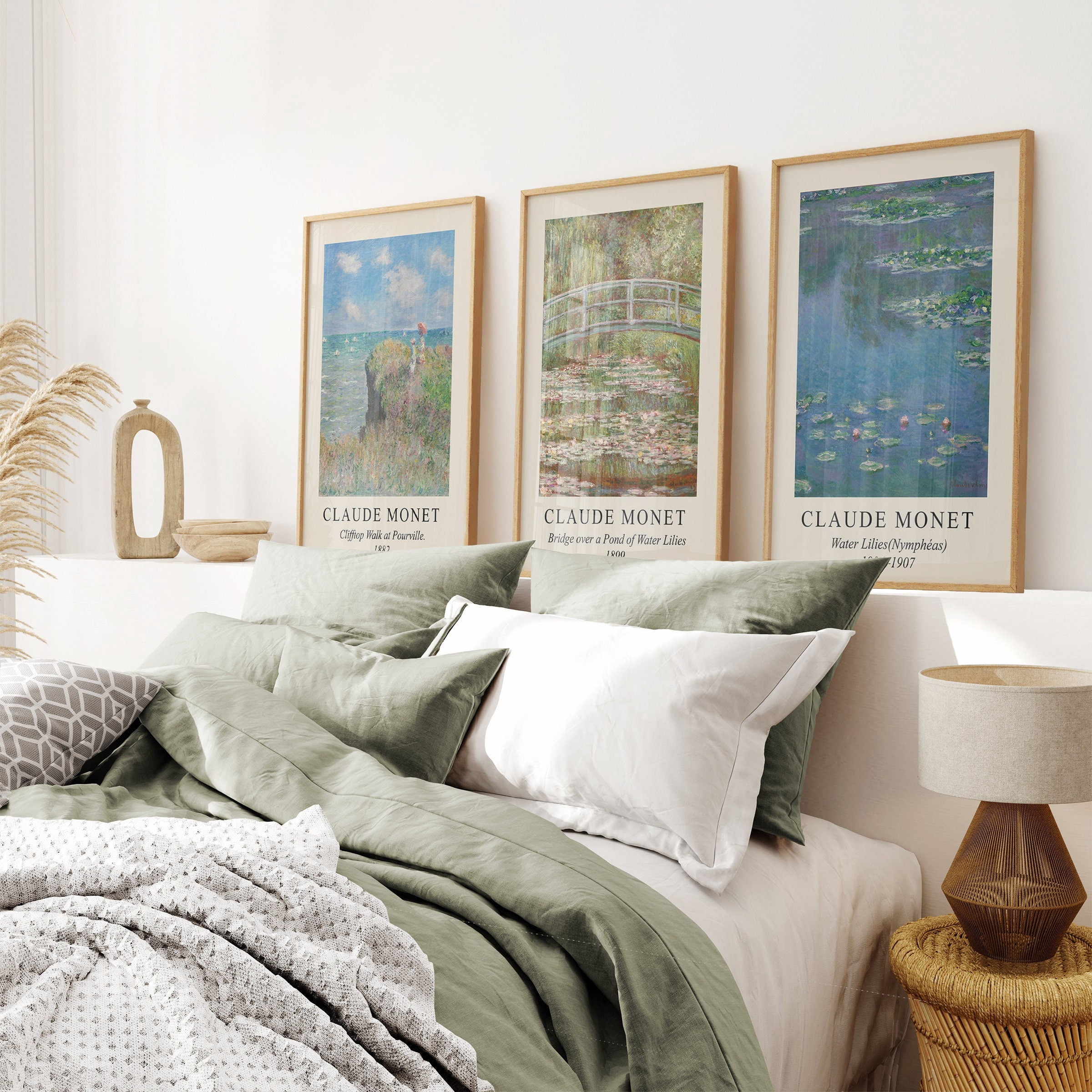 Claude Monet Print Monet Vintage Print Neutral Paintings Museum Poster ...