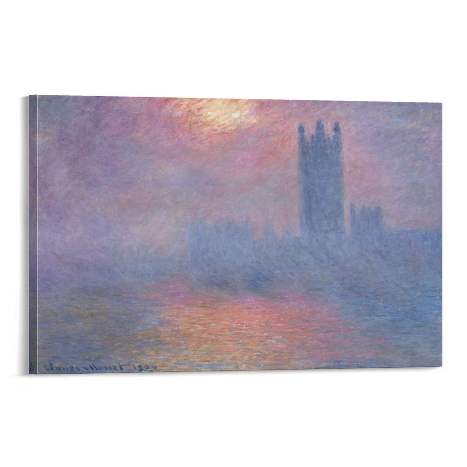 Claude Monet Print Painting (336) Print Photo Art Painting Canvas ...