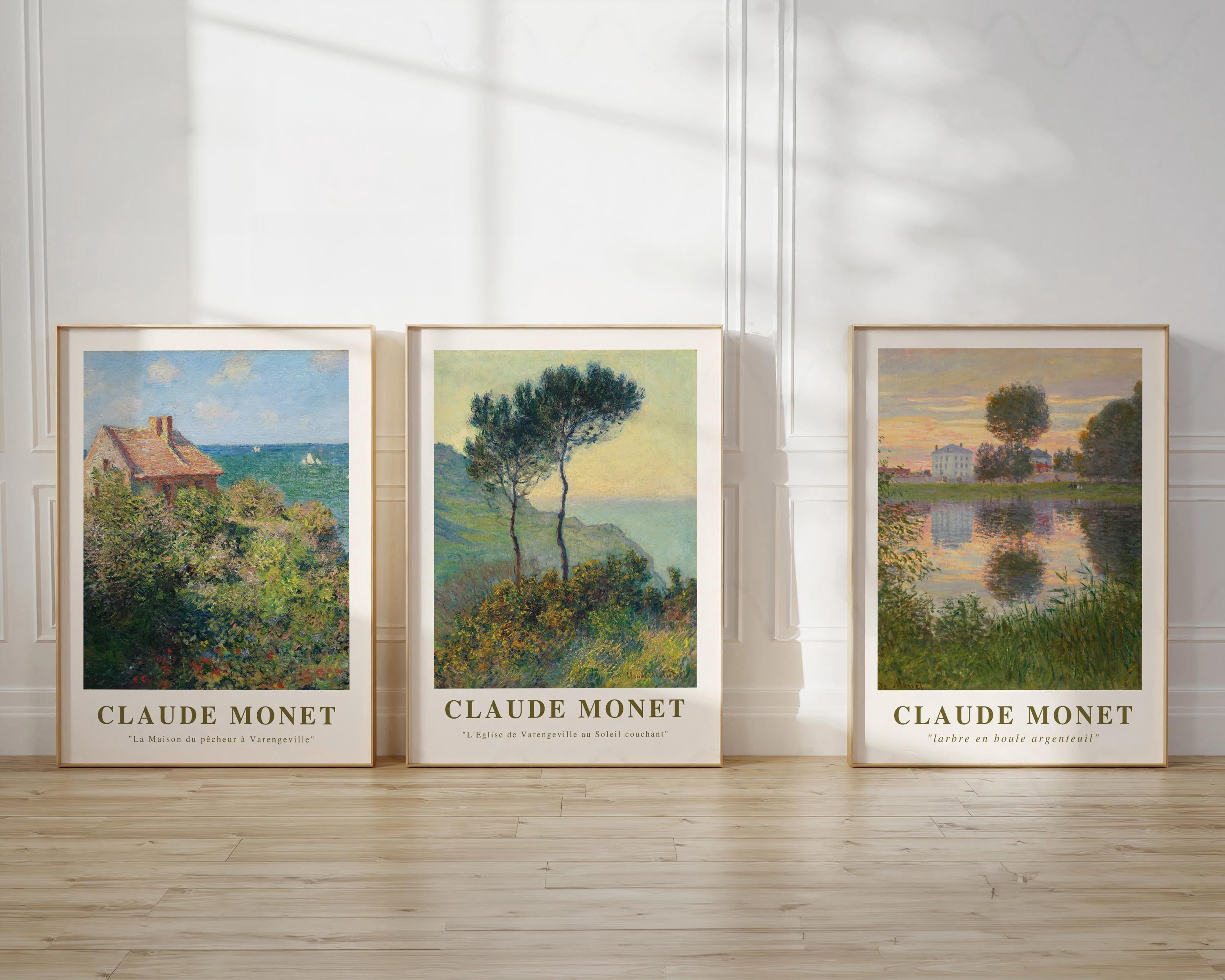 Claude Monet Prints Monet Vintage Poster Monet Paintings Vintage ...