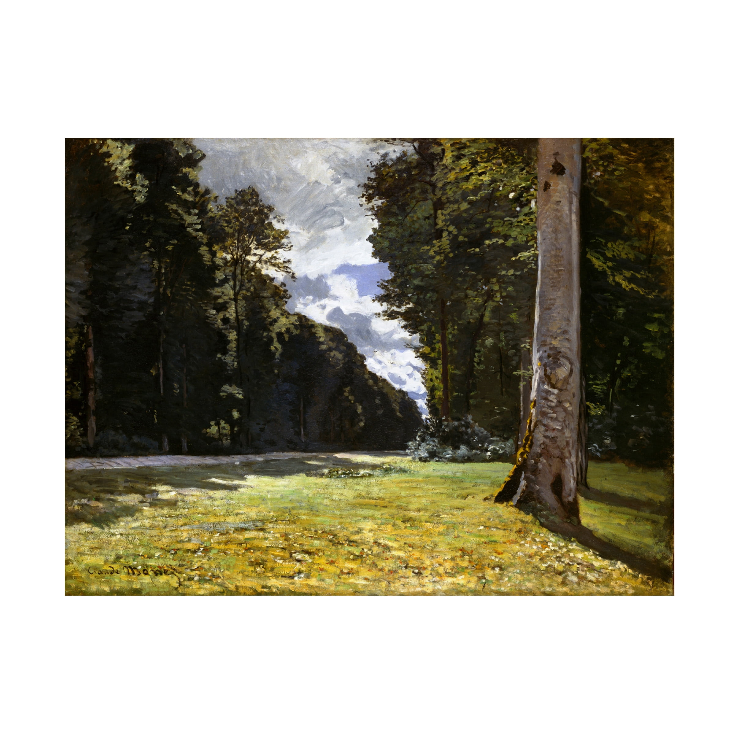 Claude Monet The Chailly Road Through The Forest Of Fontainebleau Art ...