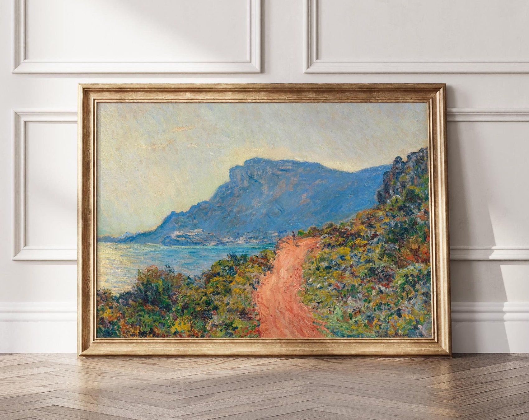 Claude Monet The Corniche near Monaco 1884 Poster, Monet Exhibition ...