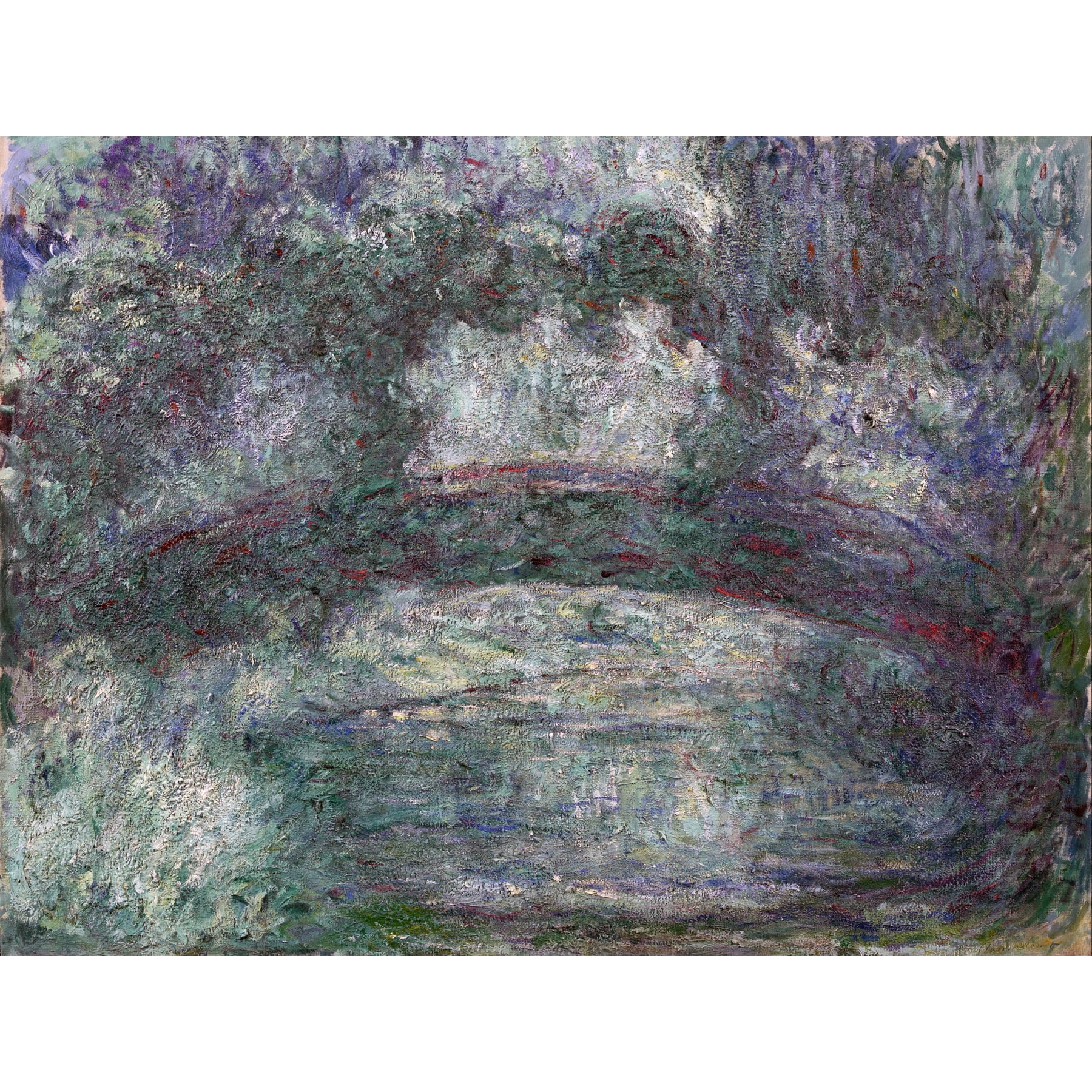 Claude Monet The Japanese Bridge Extra Large Art Print Wall Mural ...
