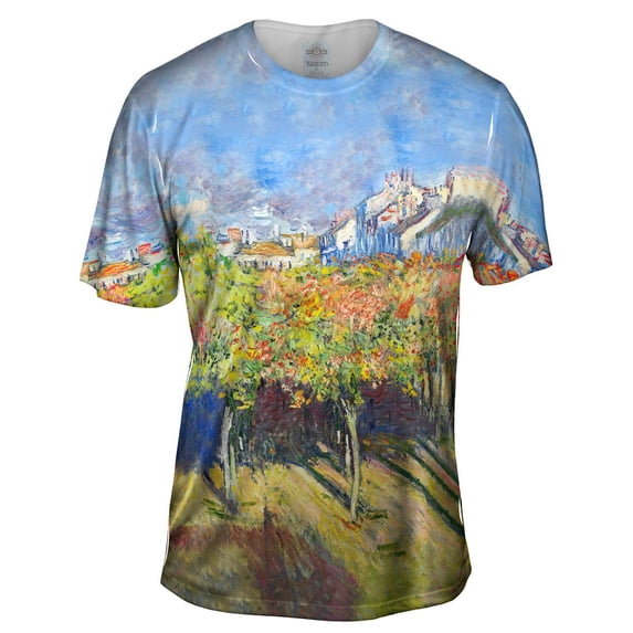 Claude Monet - The Lindens Of Poissy 1882 Mens T-Shirt All Over Print ...
