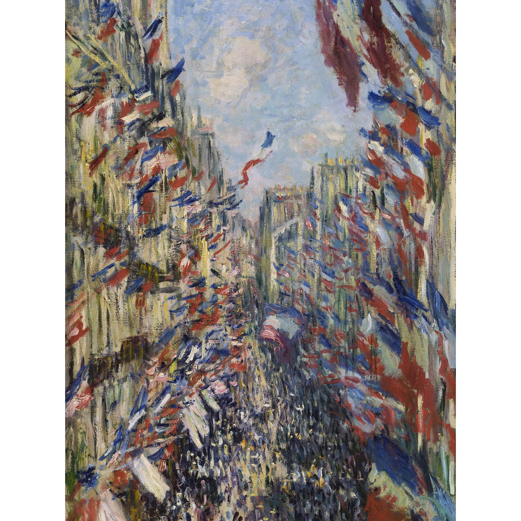 Claude Monet The Rue Montorgueil In Paris Extra Large Art Print Wall ...