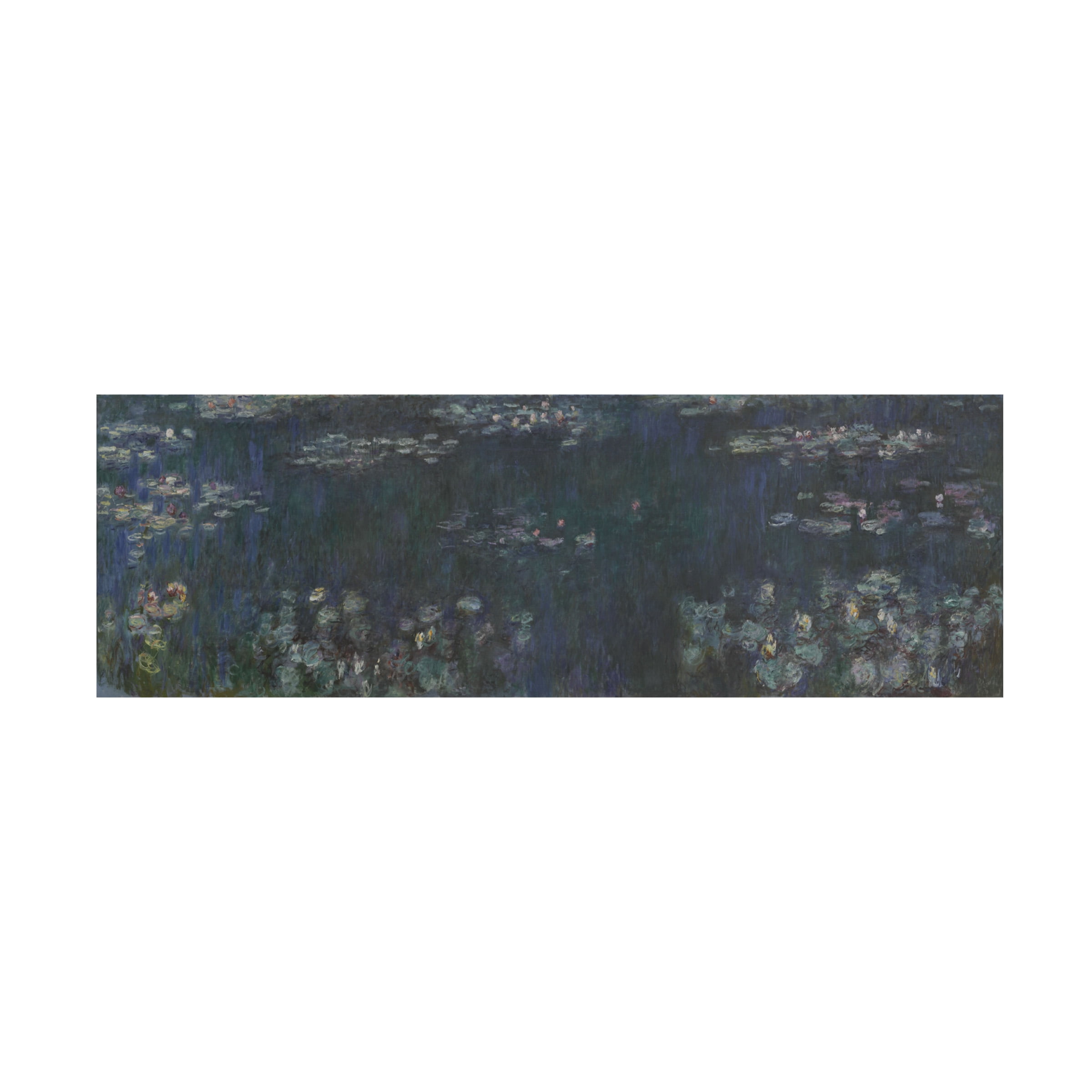 Claude Monet 'The Water Lilies Green Reflection' Canvas Art - Walmart.com