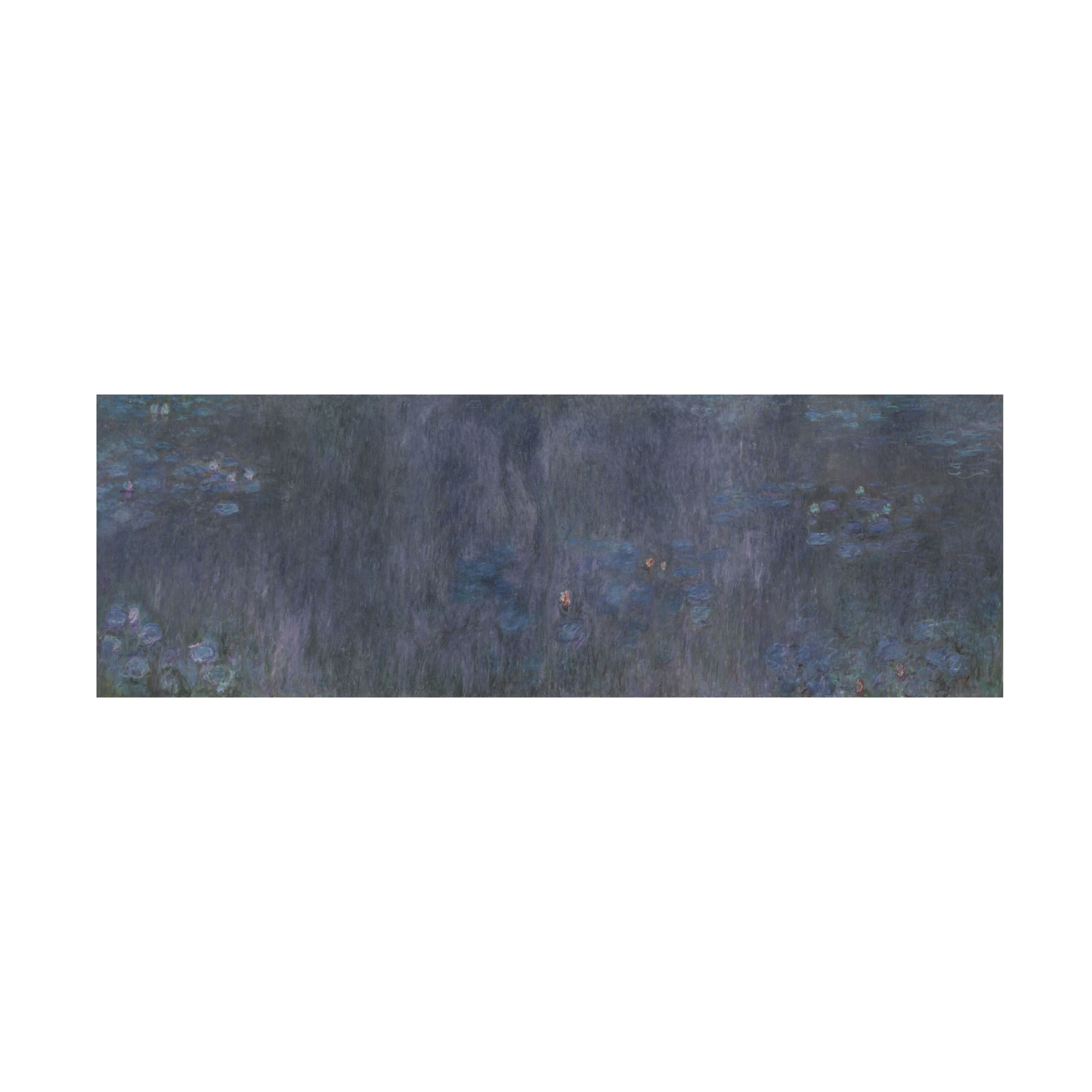 Claude Monet 'The Water Lilies Tree Reflections 1' Canvas Art - Walmart.com
