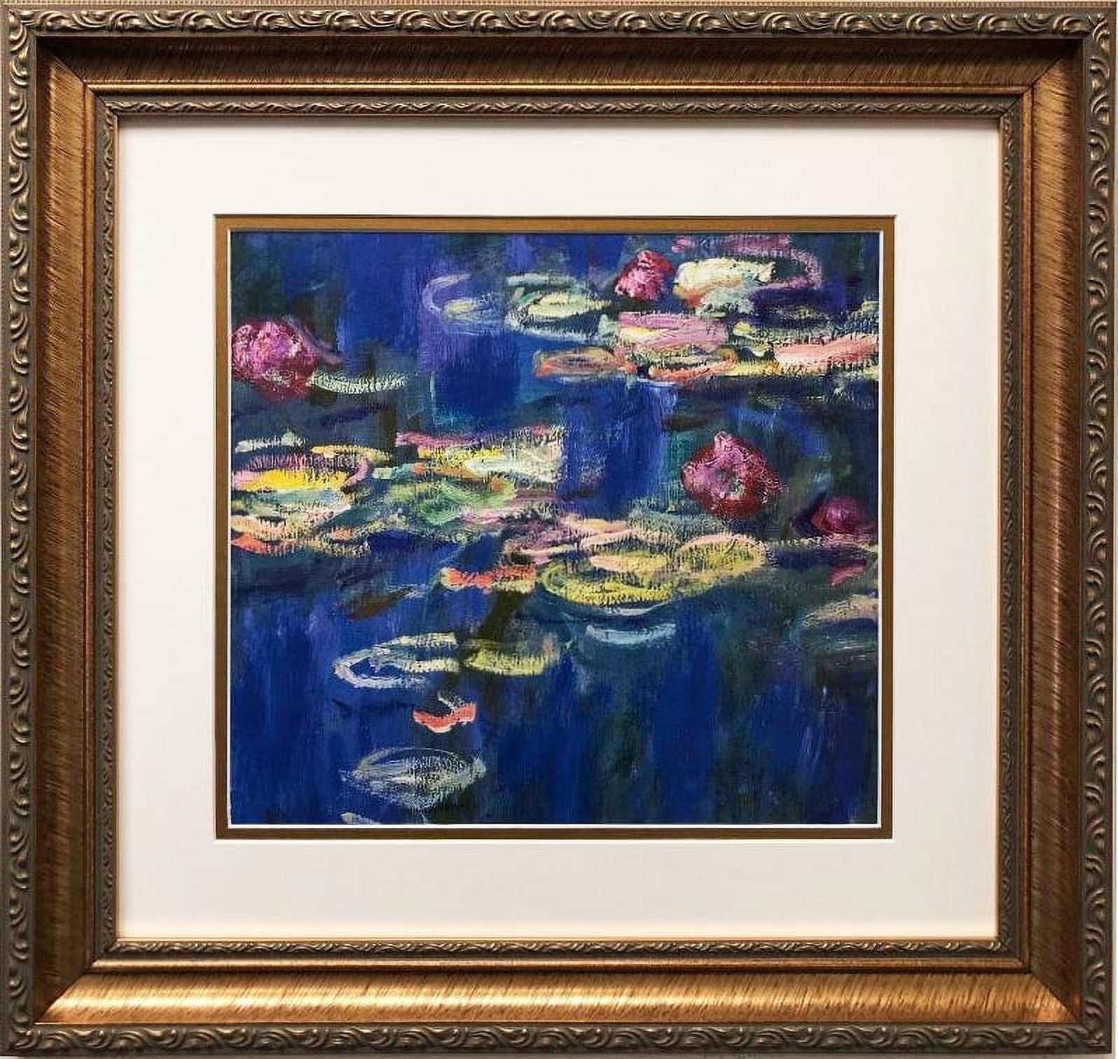 Claude Monet "The Waterlillies: Green Reflections (detail) CUSTOM ...