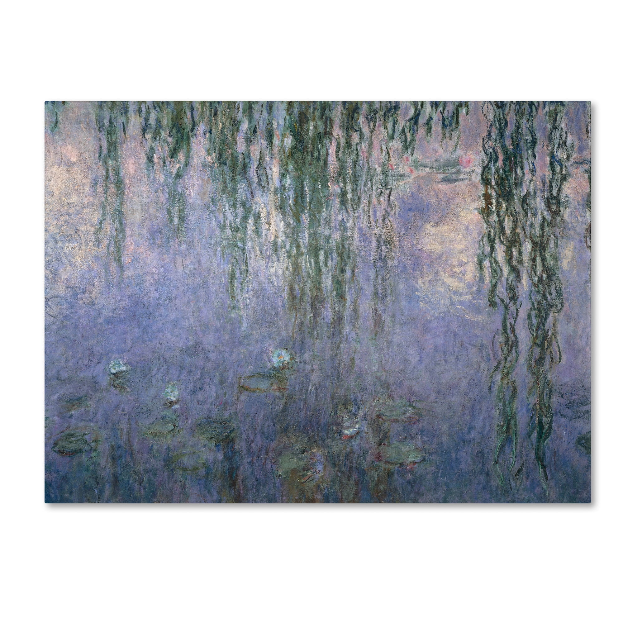 Free Shipping! Trademark Fine Art Claude Monet Water Lilies III Canvas ...